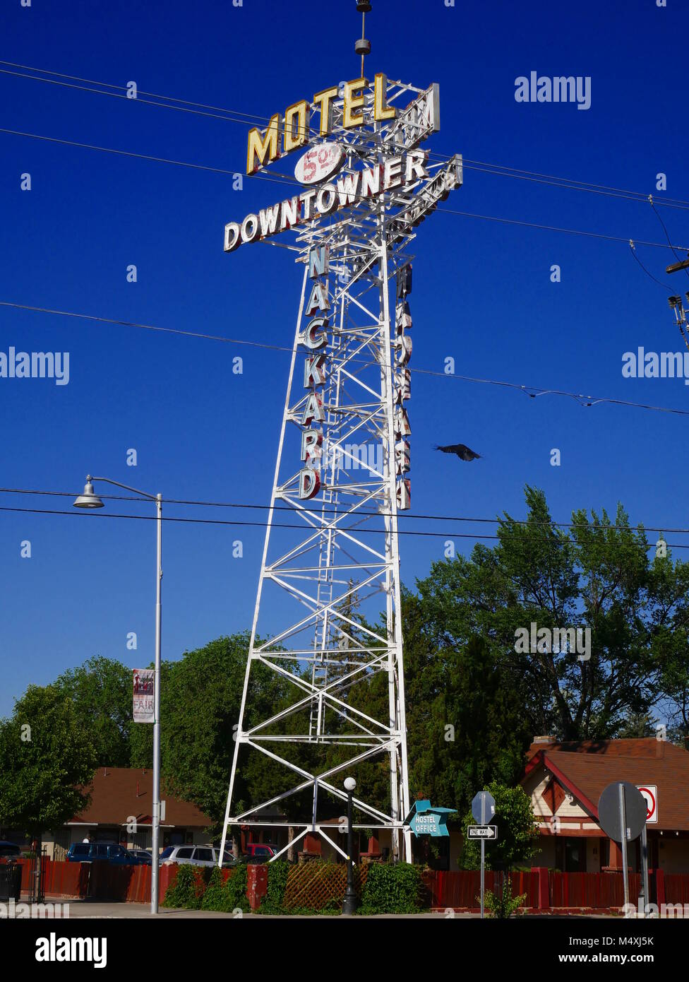 Downtowner Motel,Flagstaff,Arizona,Route 66 Stock Photo - Alamy