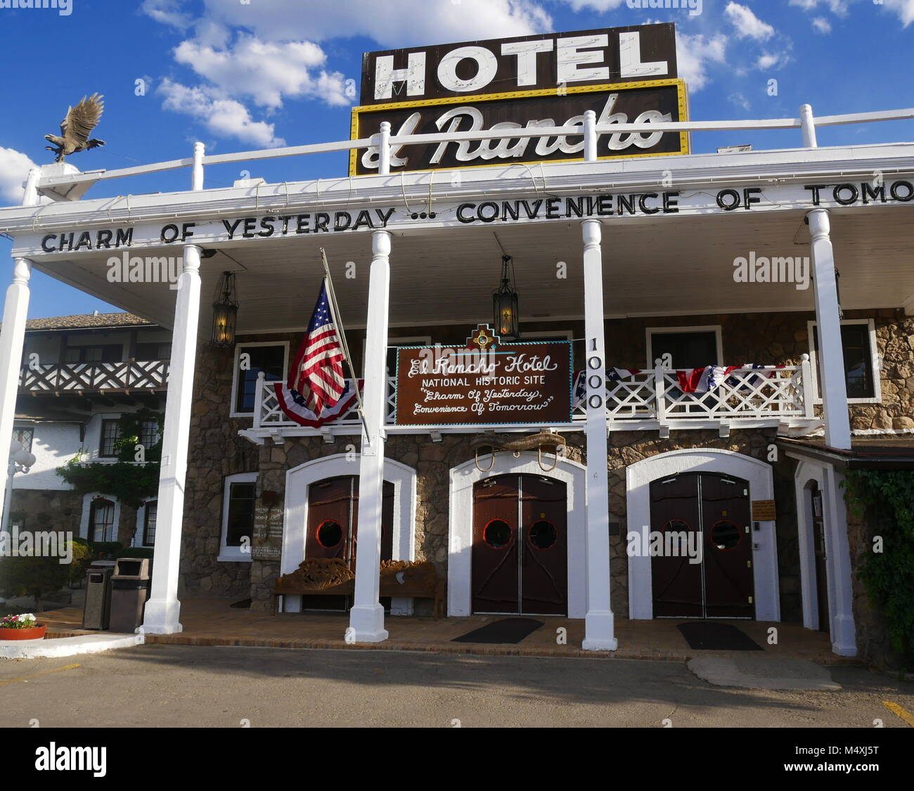 Famous El Rancho Hotel,Gallup,Route 66 Stock Photo - Alamy