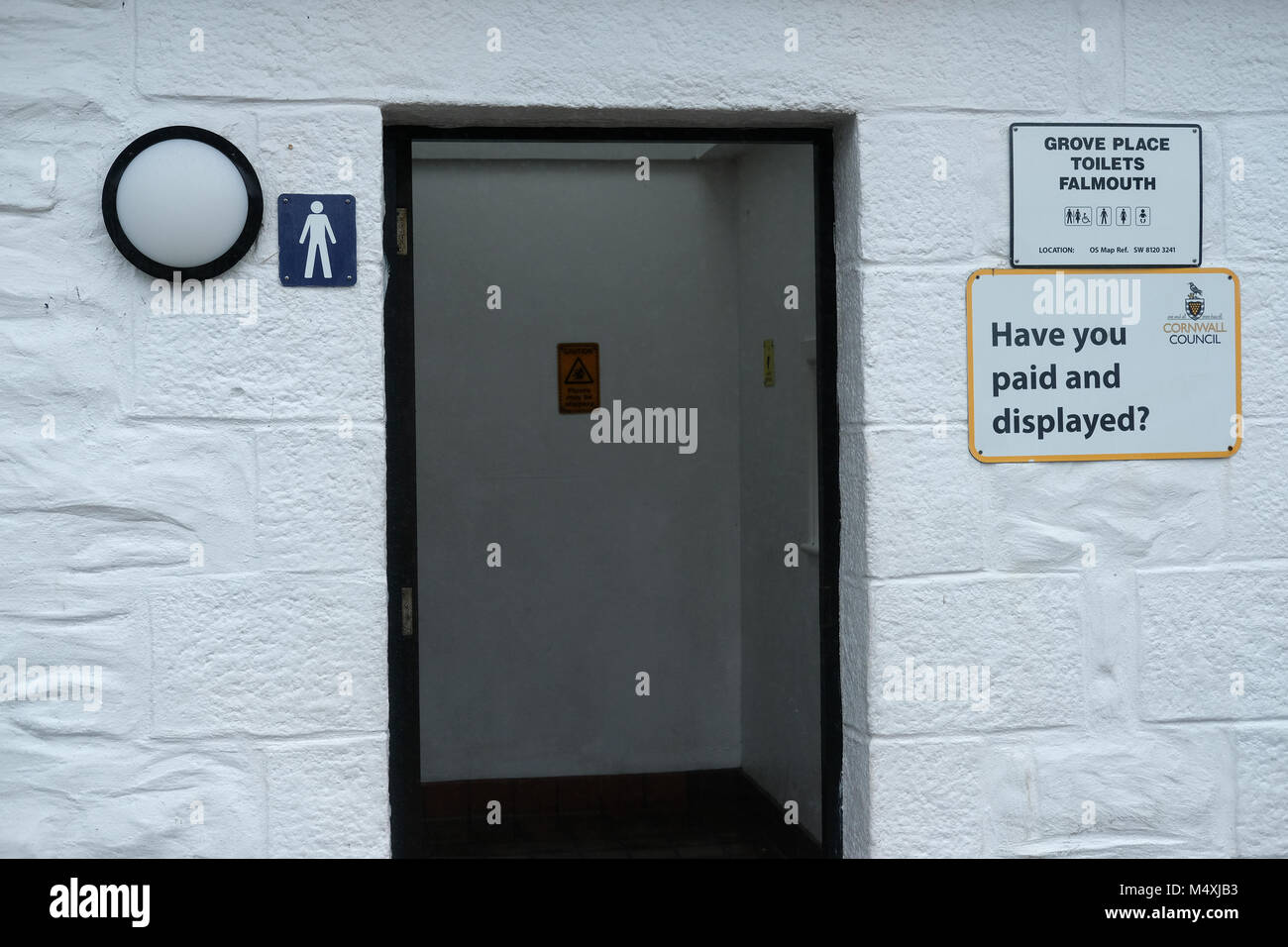 Sign funny toilet hi-res stock photography and images - Alamy