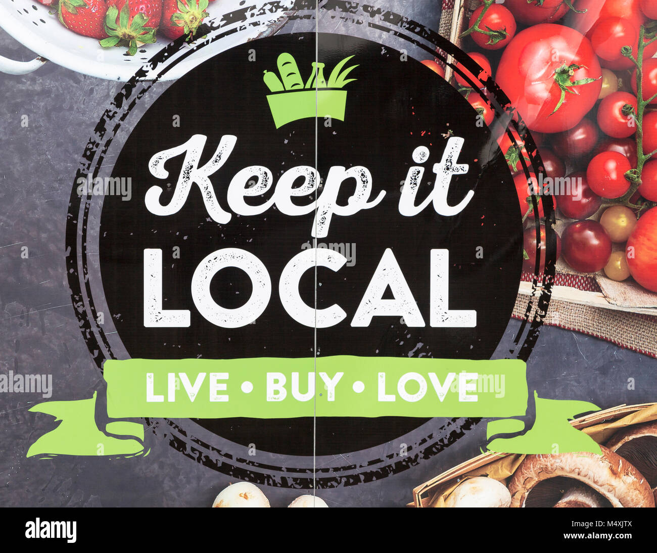 Keep it local hi-res stock photography and images - Alamy