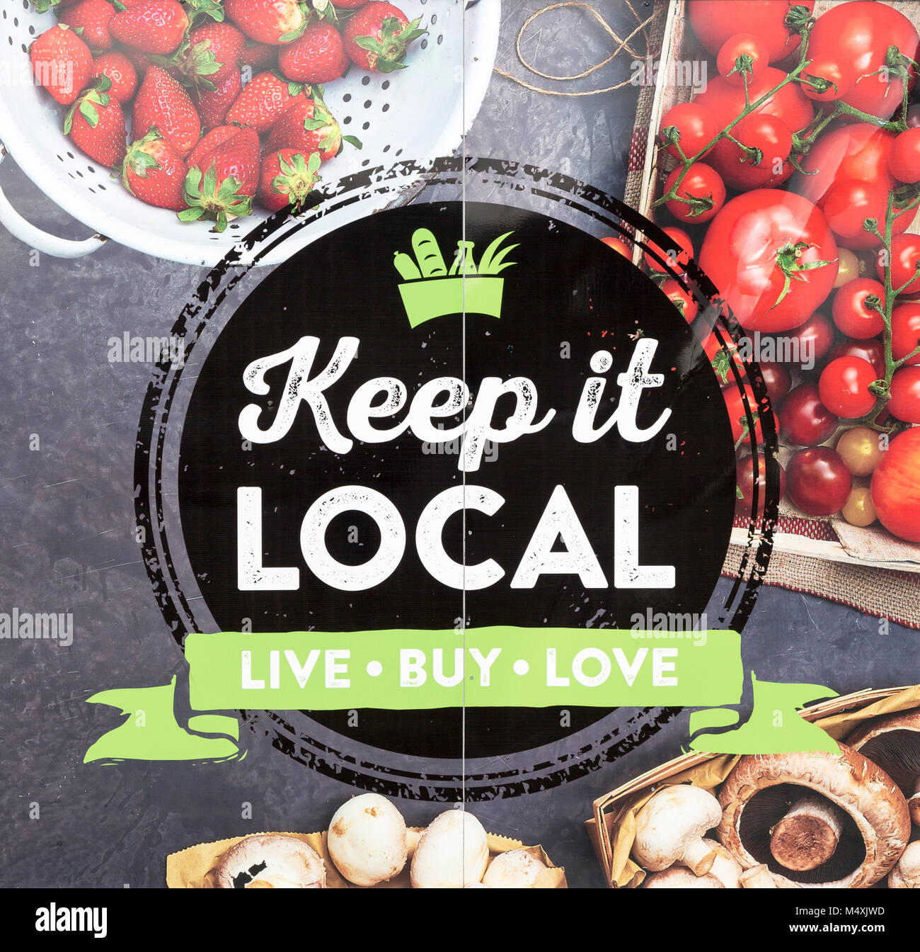 Keep it local hi-res stock photography and images - Alamy