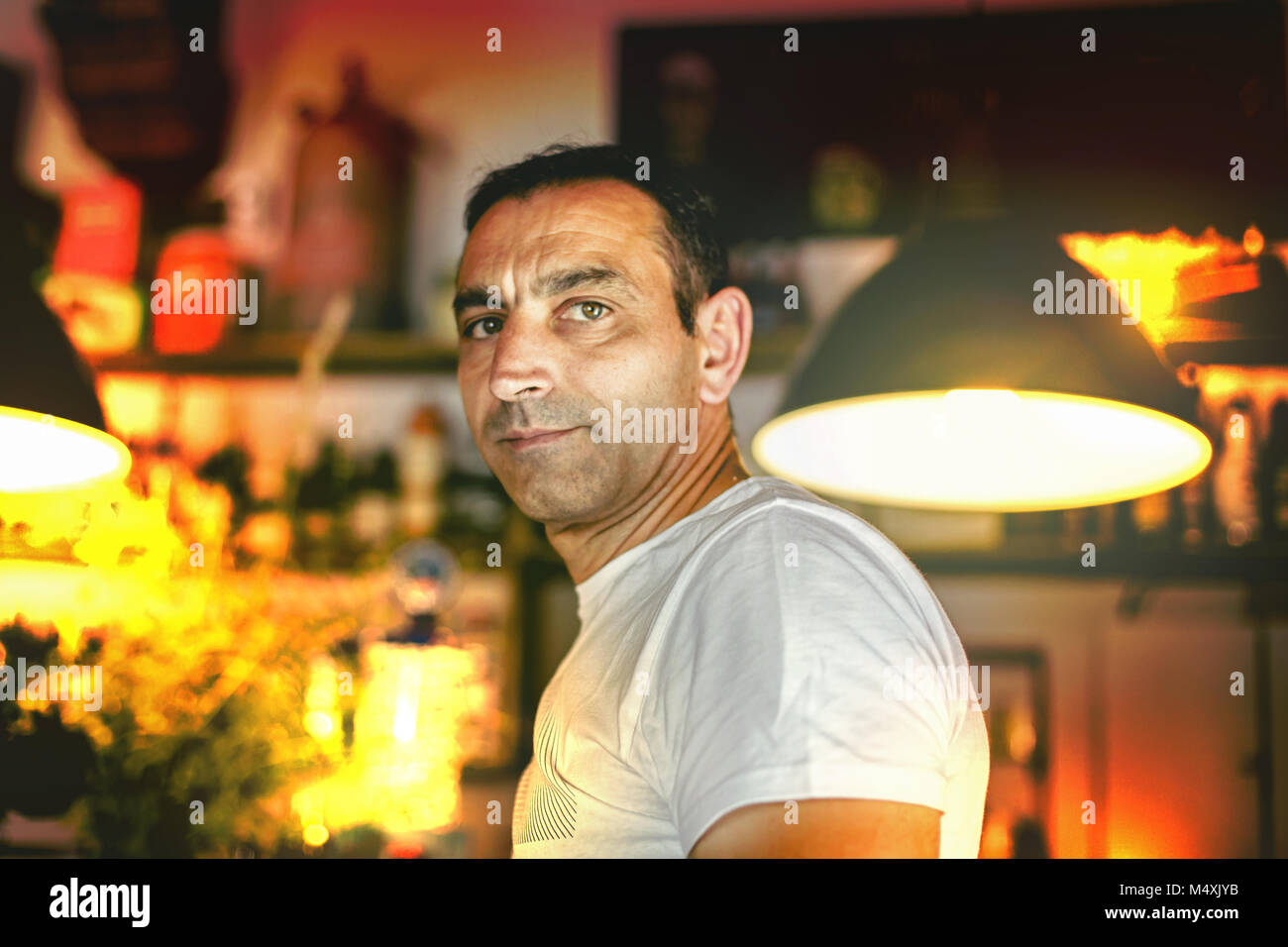 Inside cafe bar hi-res stock photography and images - Alamy