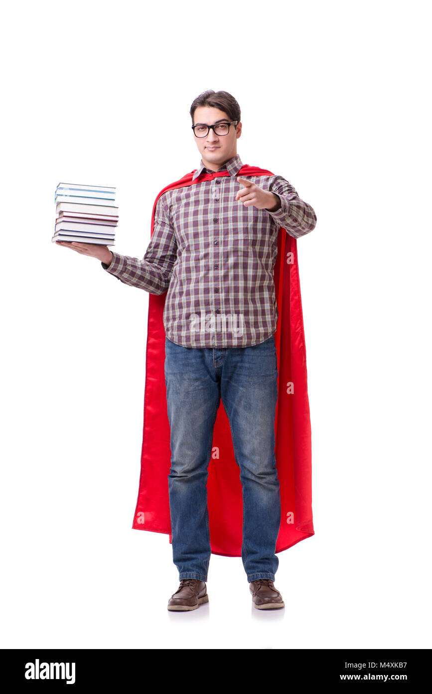 Superhero reading book Cut Out Stock Images & Pictures - Alamy