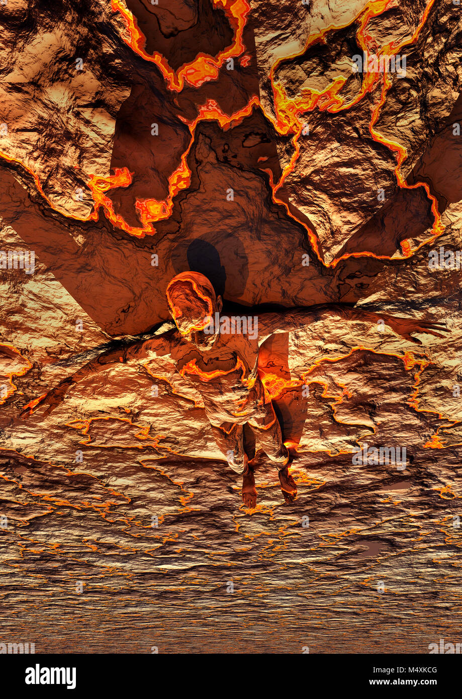 Adam , The Creation Of Man Stock Photo - Alamy