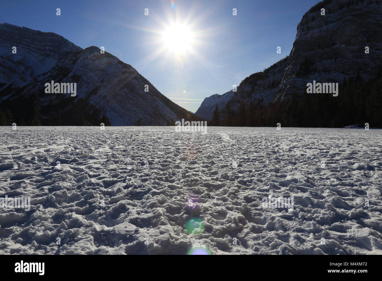 Winter landscape in Canada, Banff National Park Stock Photo - Alamy