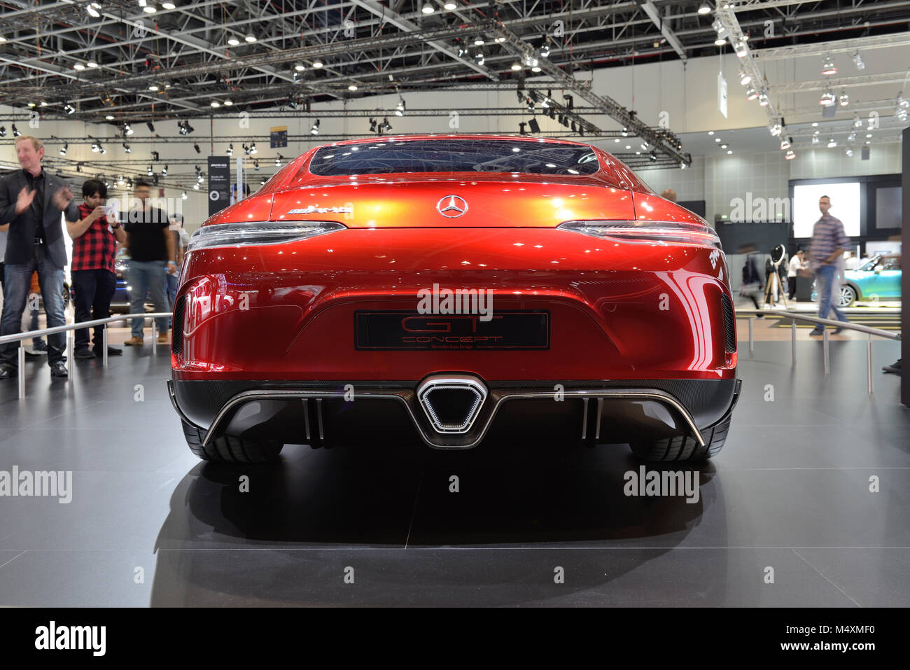 DUBAI, UAE - NOVEMBER 17: The show car Mercedes-AMG GT Concept is on ...