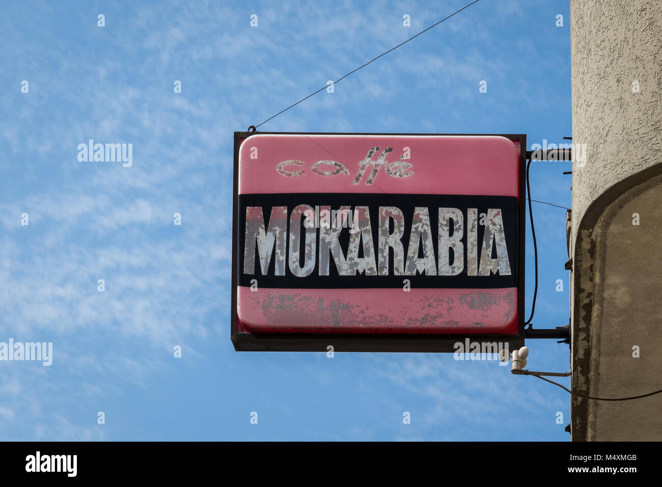 Mokarabia sign hi-res stock photography and images - Alamy