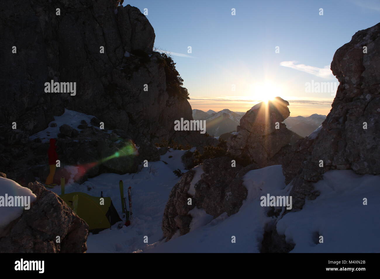 looking from cold to the warm Stock Photo - Alamy