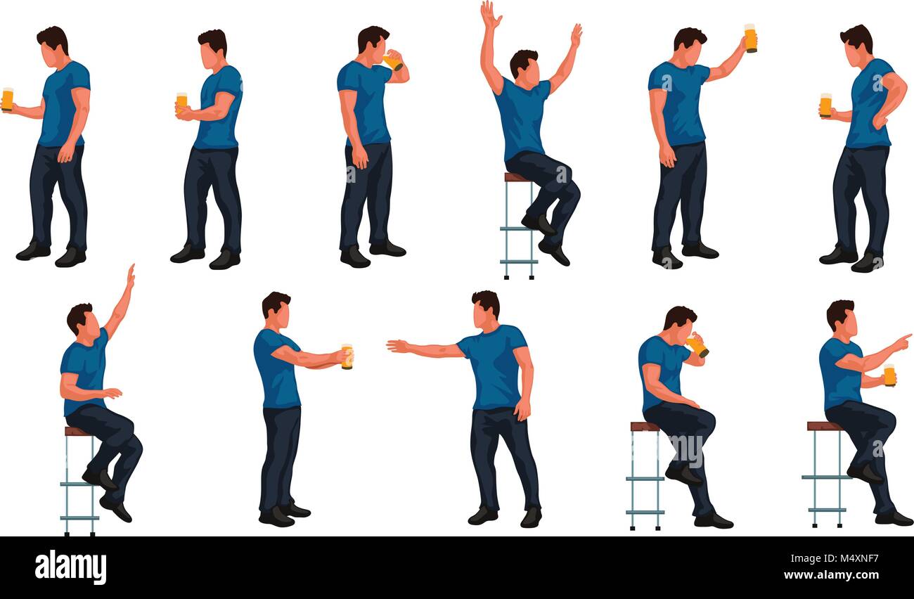 Bar party people Stock Vector Images - Alamy