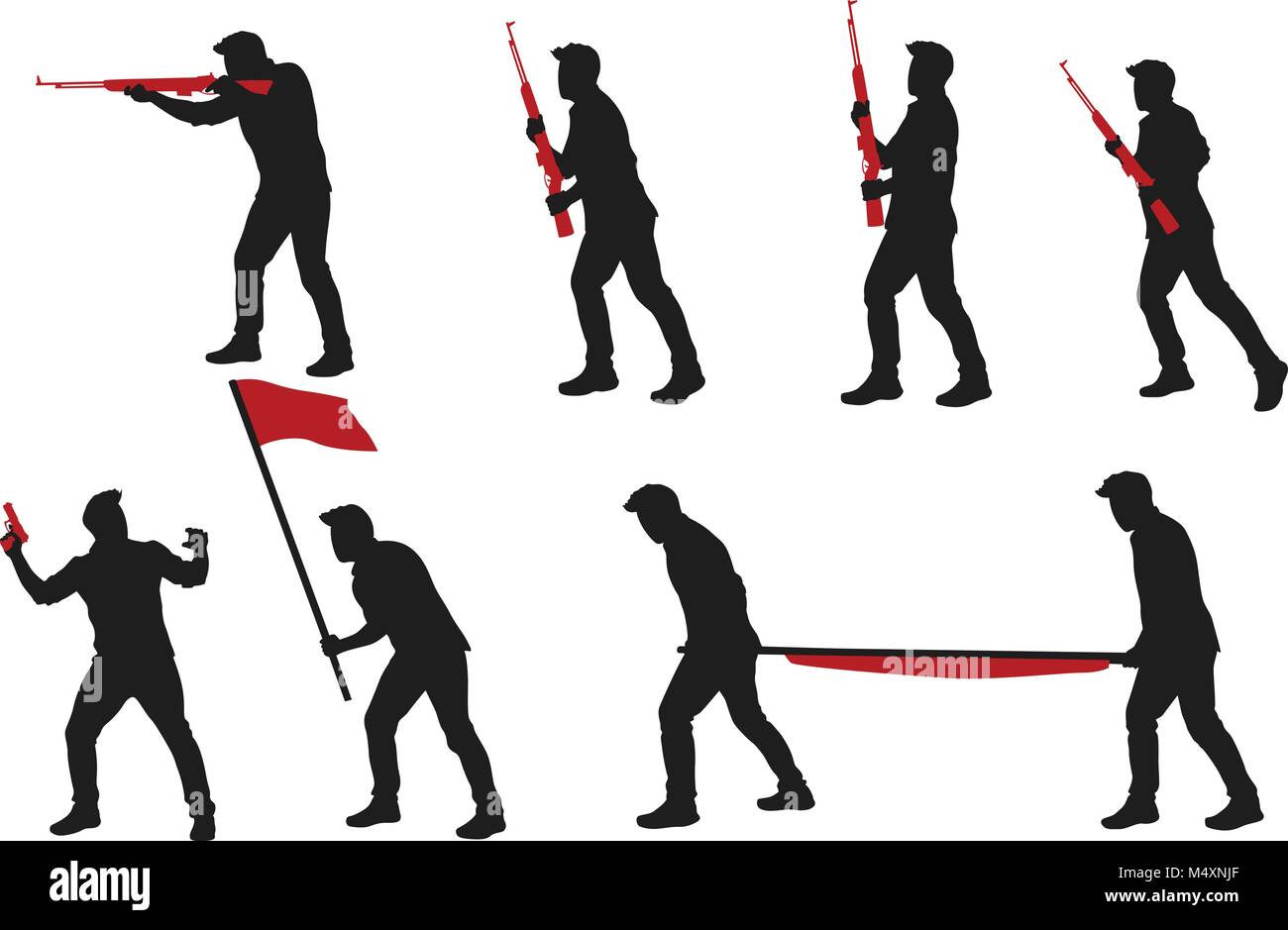 Men war Stock Vector Images - Alamy