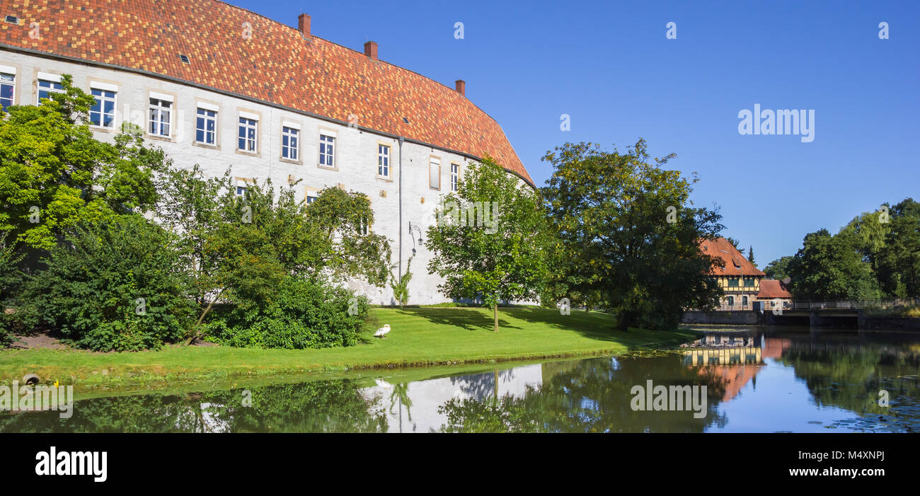 Panorama of the historical castle in Steinfurt, Germany Stock Photo - Alamy