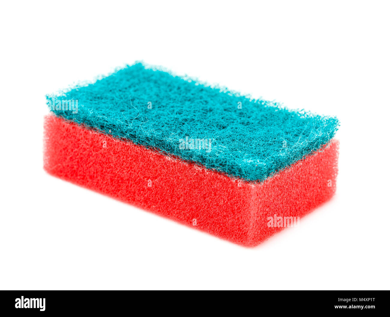Dish washing sponge, isolated on white background Stock Photo - Alamy