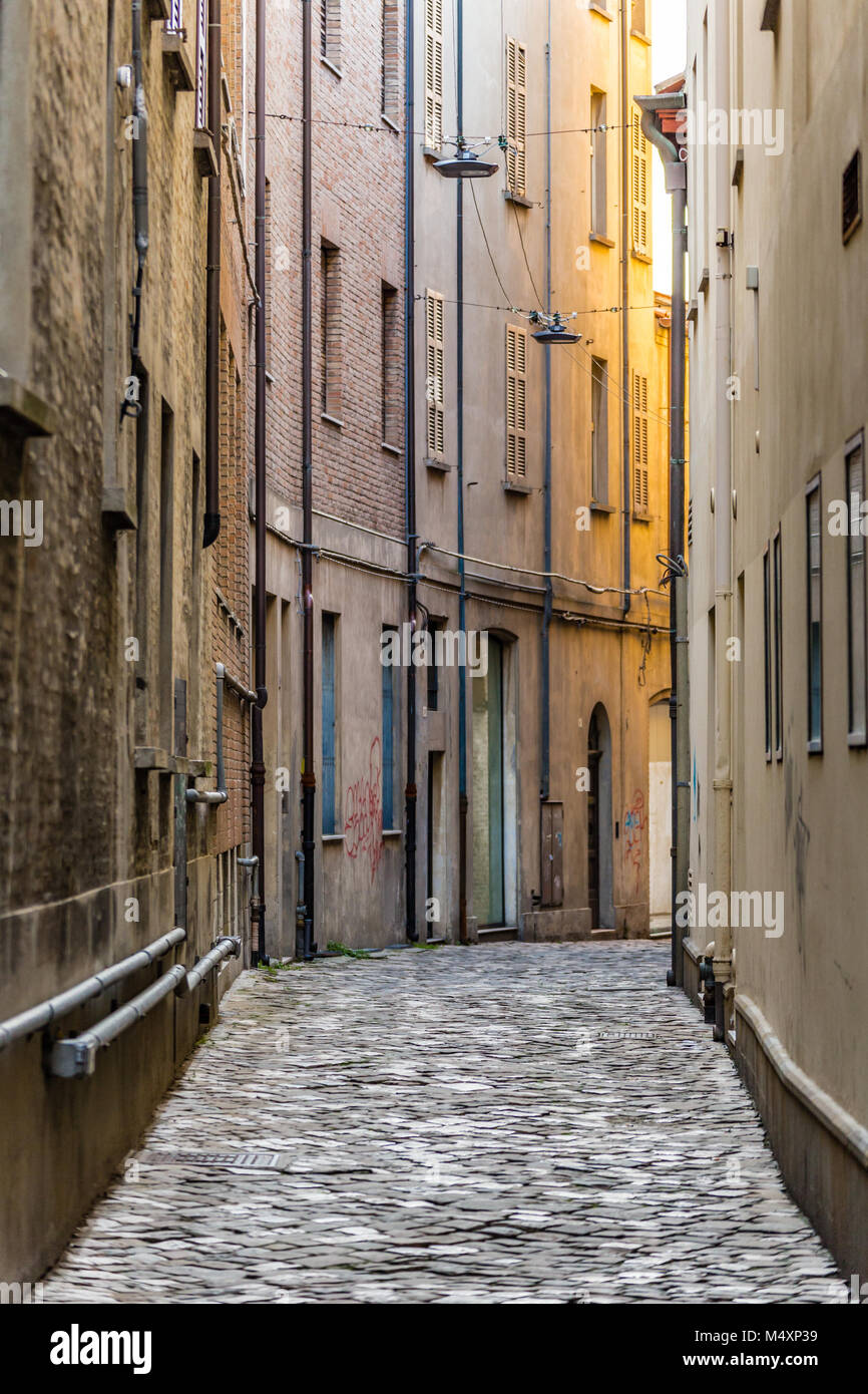 street in historical center of Ravenna Stock Photo - Alamy