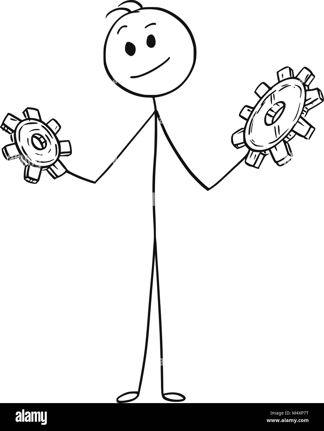 Businessman problem solving Black and White Stock Photos & Images - Alamy