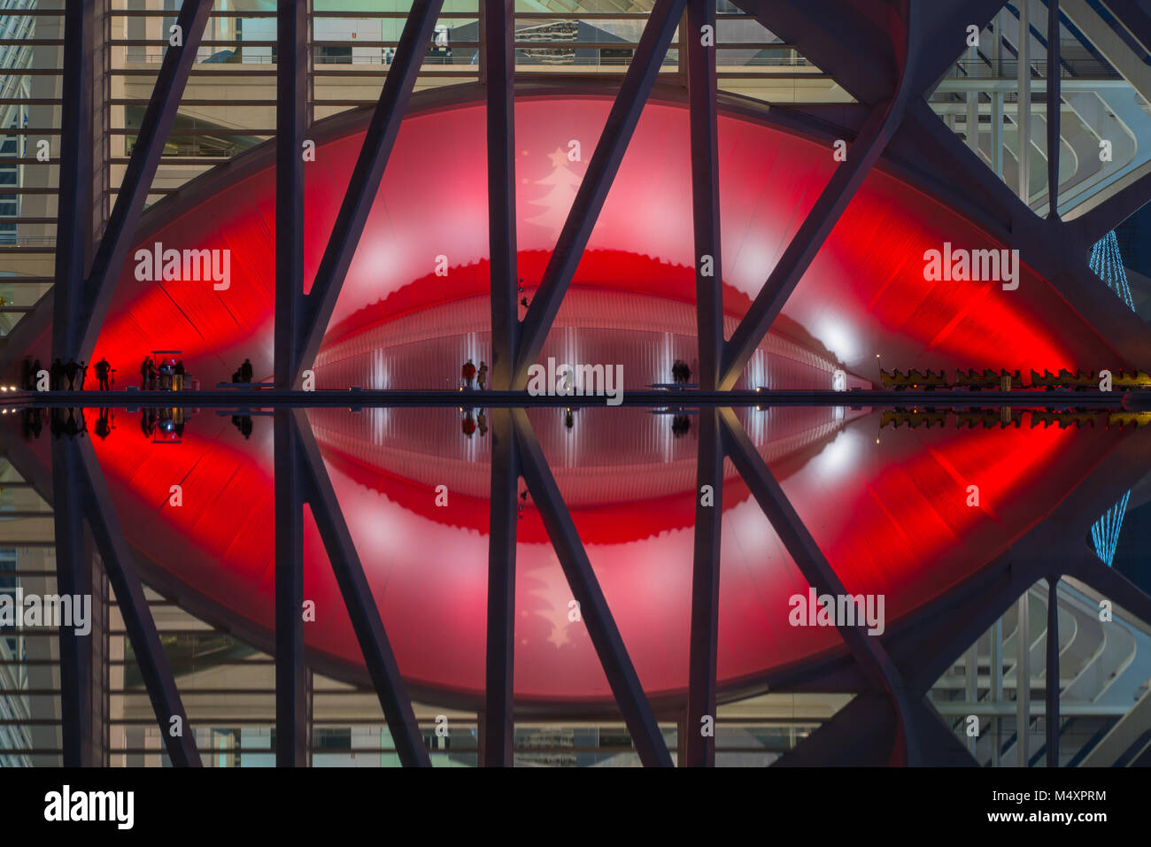 Abstract forms, shapes, lights and reflections in architecture during ...