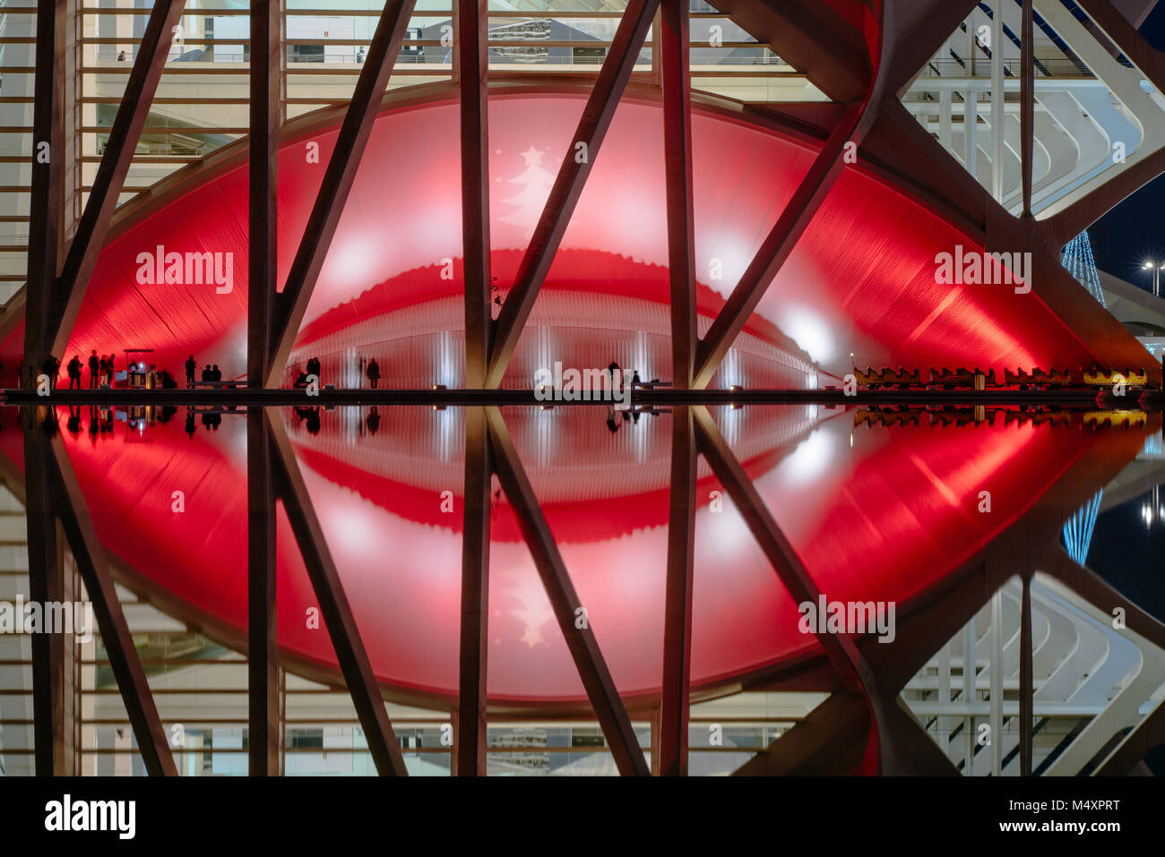 Abstract forms, shapes, lights and reflections in architecture during ...