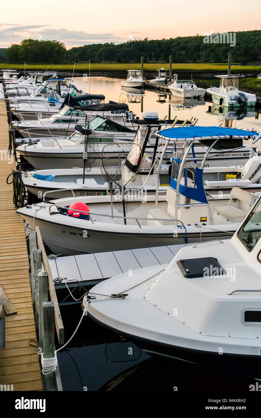 Marina Westbrook, Connecticut, USA Stock Photo - Alamy