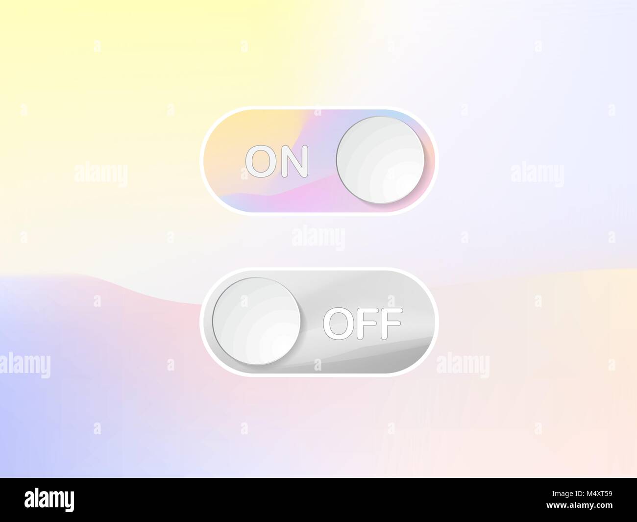 Yellow orange holographic gradient Stock Vector Images - Alamy