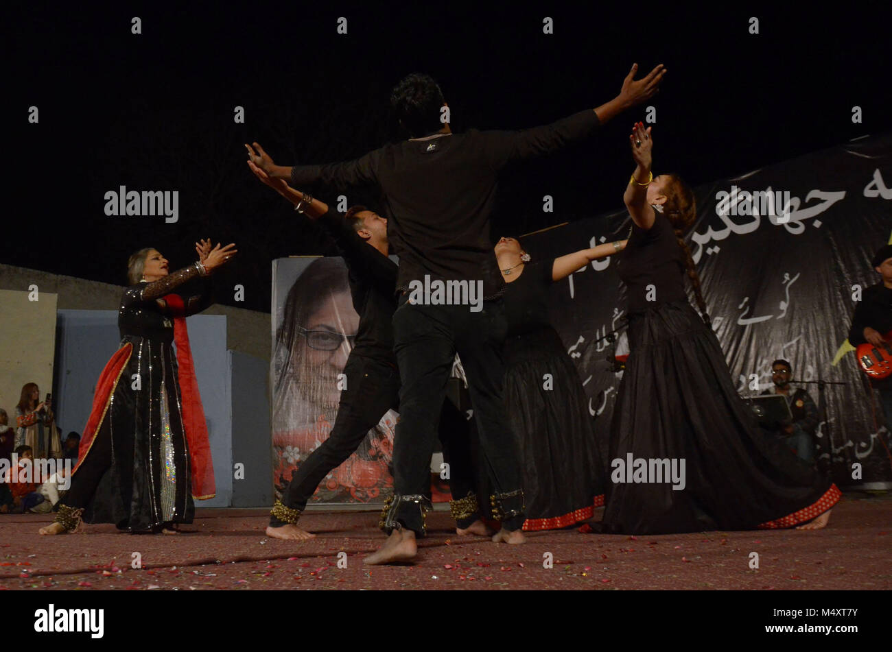 Lahore, Pakistan. 19th Feb, 2018. Pakistani Classical dancer and ...