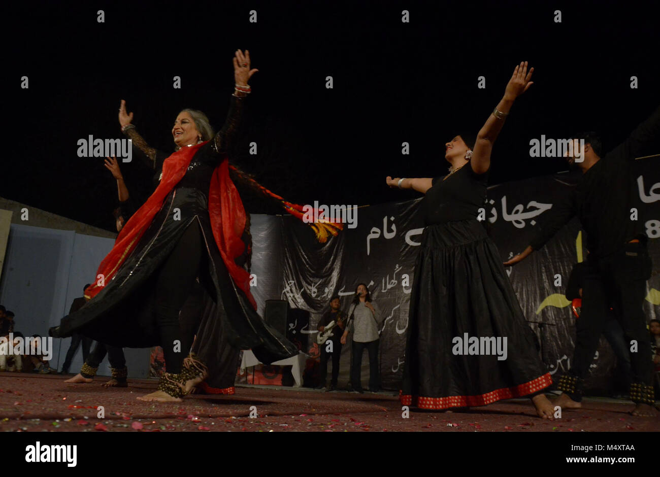 Lahore, Pakistan. 19th Feb, 2018. Pakistani Classical dancer and ...