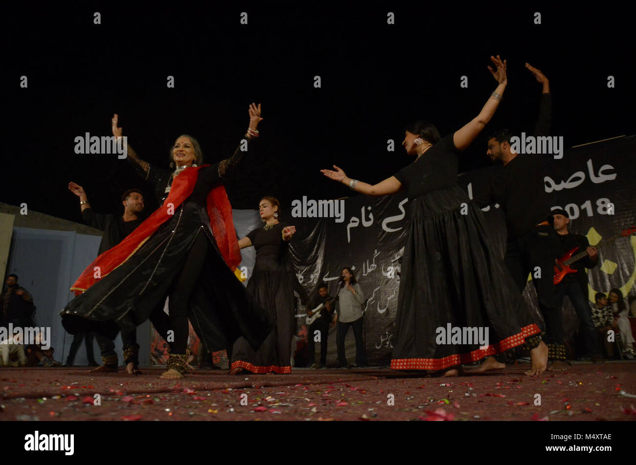 Lahore, Pakistan. 19th Feb, 2018. Pakistani Classical dancer and ...