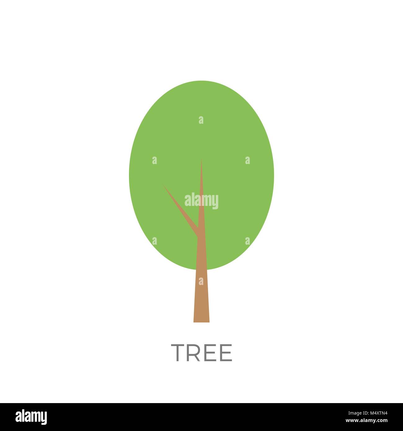 Flat tree icon Stock Vector Image & Art - Alamy