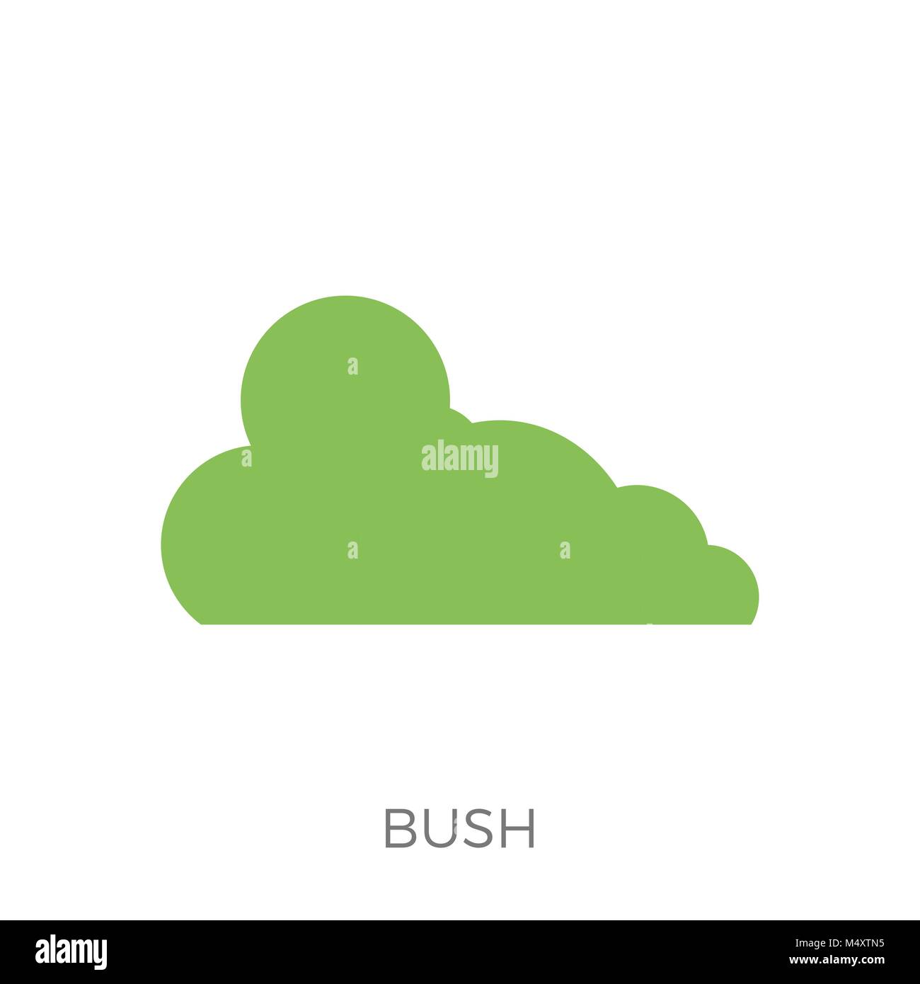 Bush Icon Vector Stock Vector Image & Art - Alamy