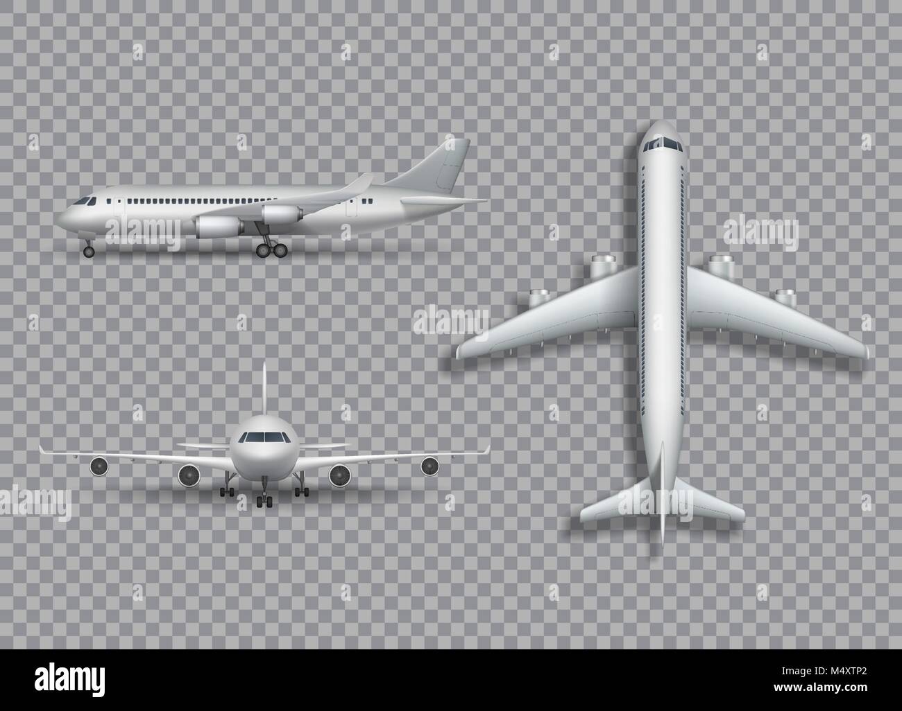 Air plane view Stock Vector Images - Alamy