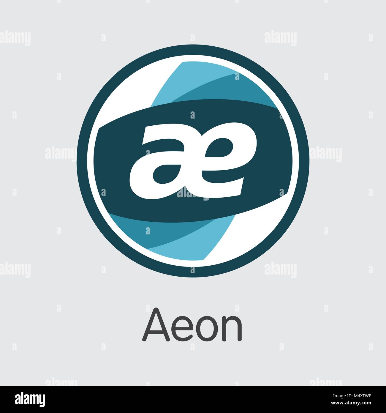 Aeon Cryptographic Currency - Vector Symbol Stock Vector Image & Art ...