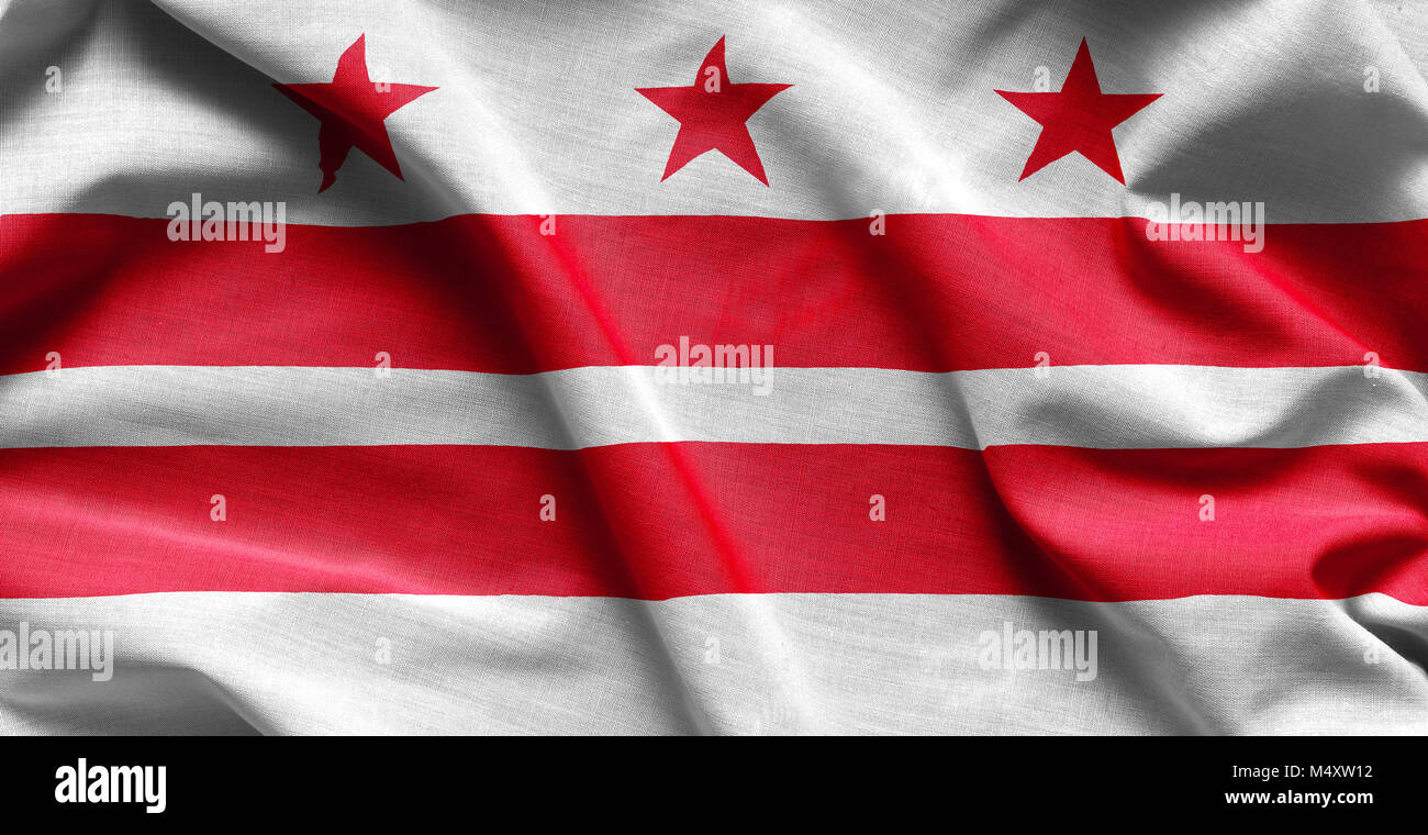 Distric columbia flag hi-res stock photography and images - Alamy