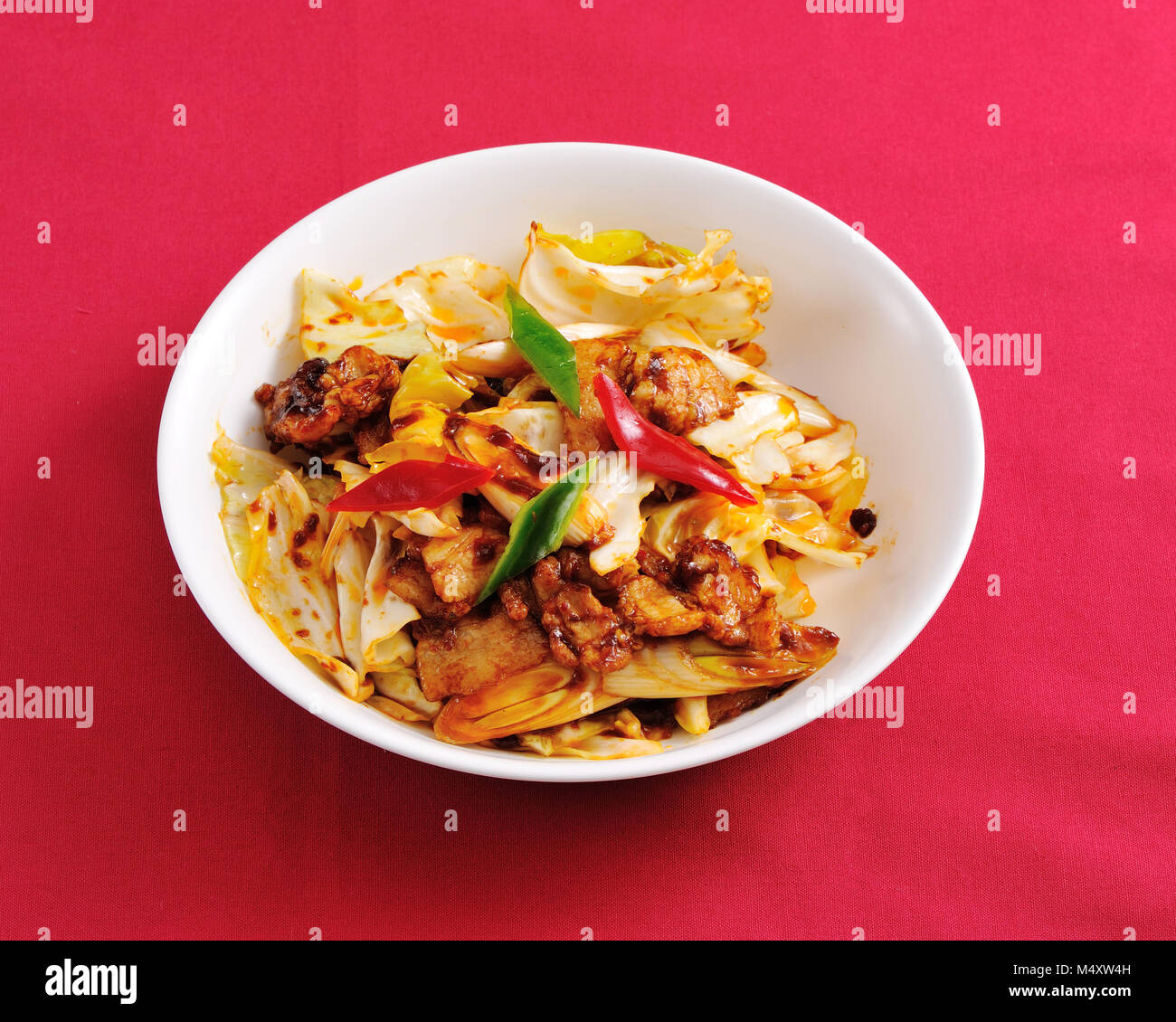 Twice cooked pork Stock Photo - Alamy