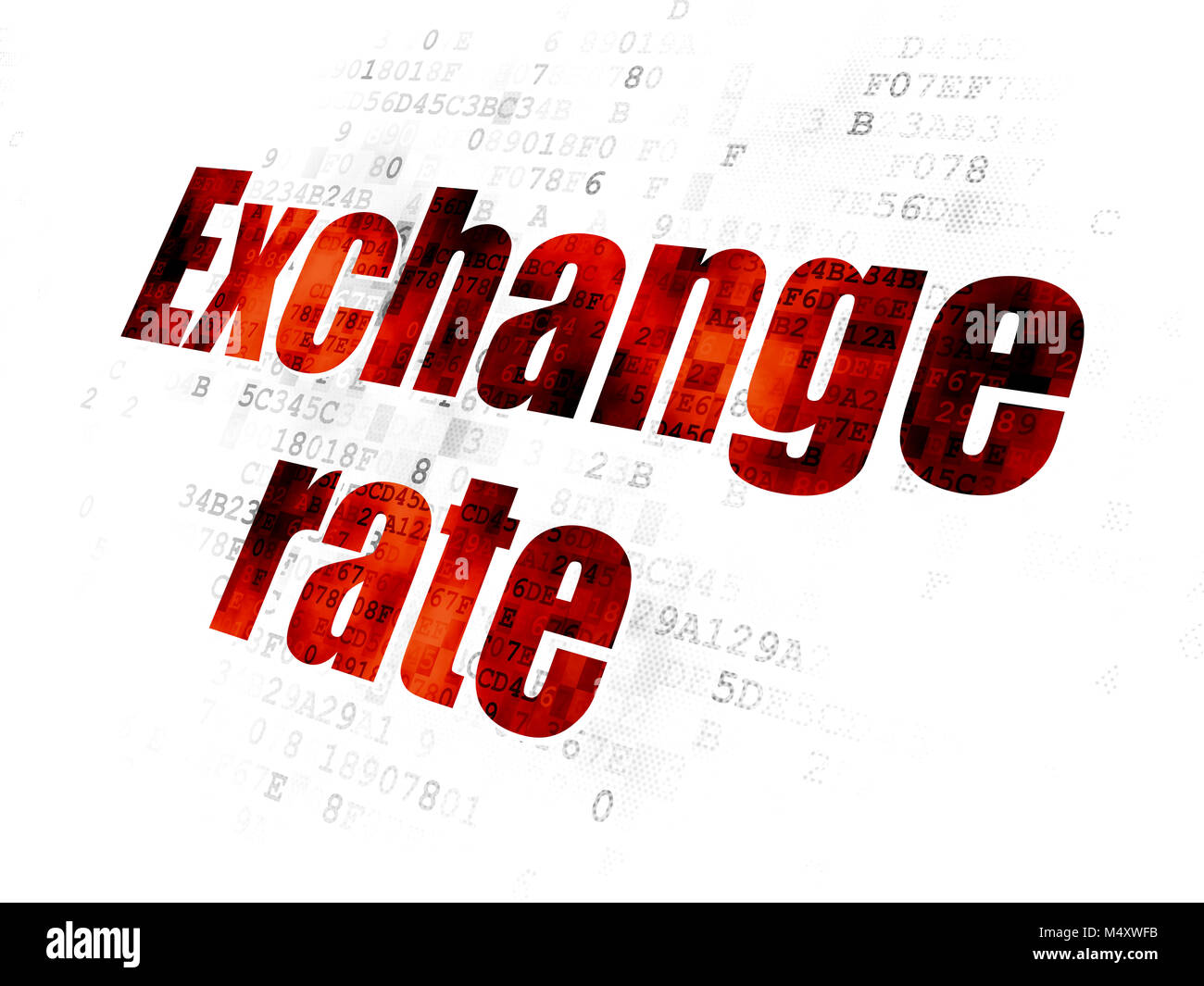 Computer with the stock exchange rate Cut Out Stock Images & Pictures ...