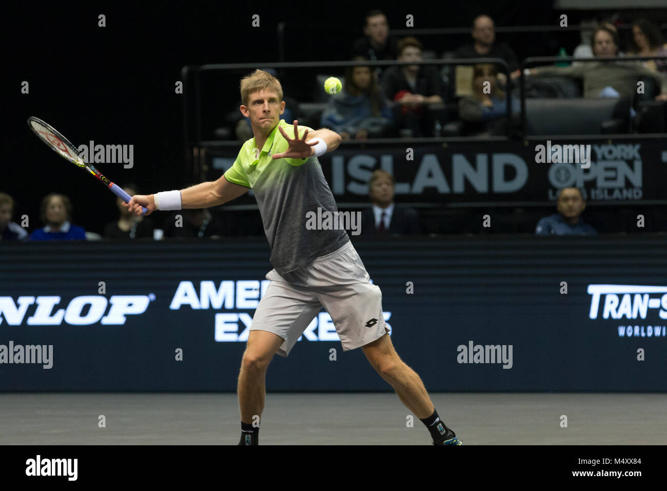 Uniondale, United States. 18th Feb, 2018. Kevin Anderson of South ...