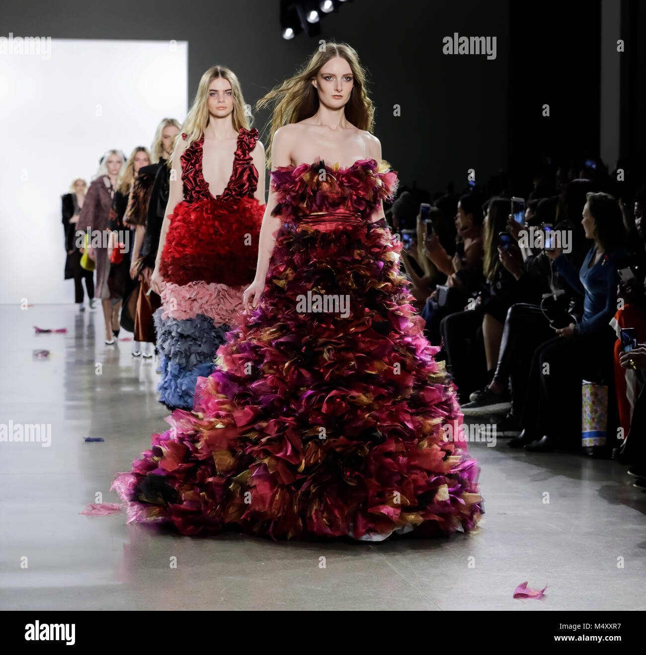 Models walk runway for Vivienne Hu Fall/Winter 2018 runway show during ...