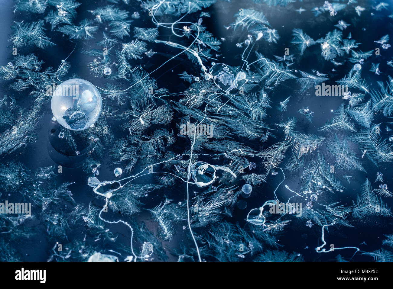 Crest of ice Stock Photo - Alamy