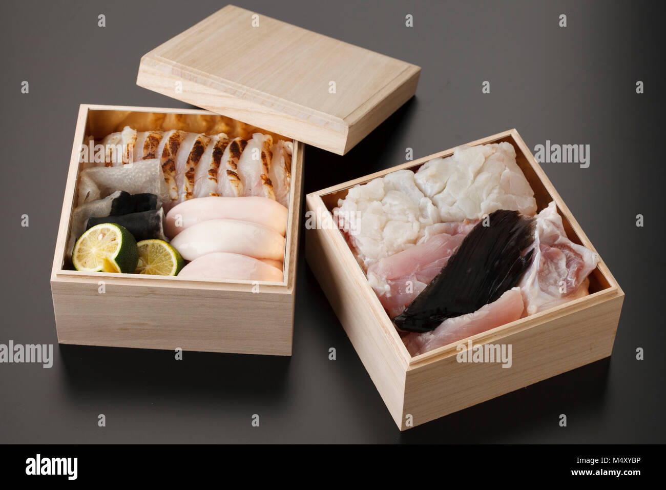 Wooden fish boxes hi-res stock photography and images - Alamy
