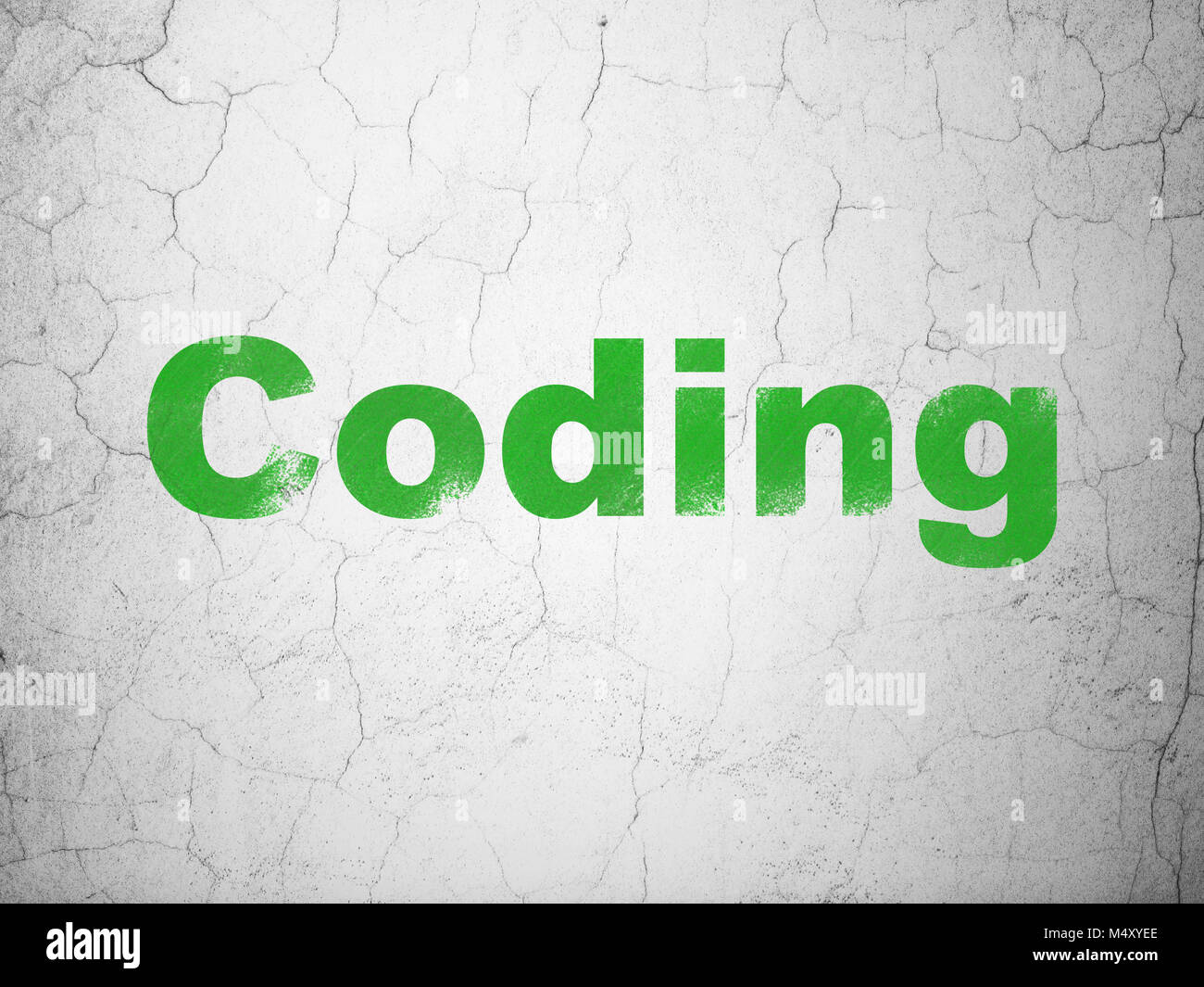 Programming concept: Coding on wall background Stock Photo - Alamy