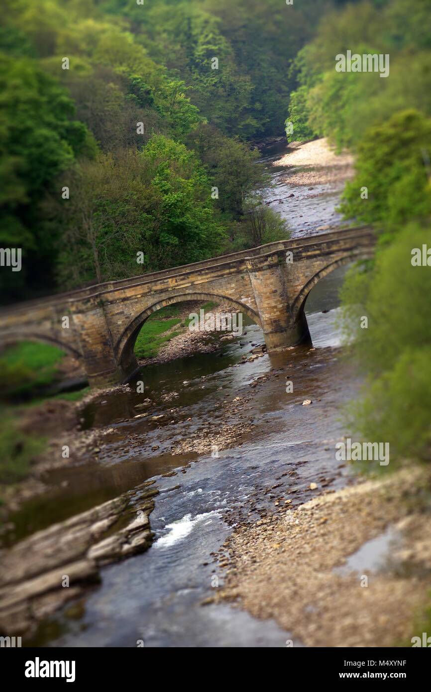 Bridge over the River Swale, Richmond, North Yorkshire Stock Photo - Alamy
