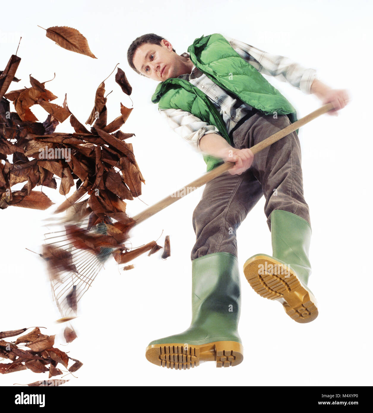 Leaves work job hi-res stock photography and images - Alamy