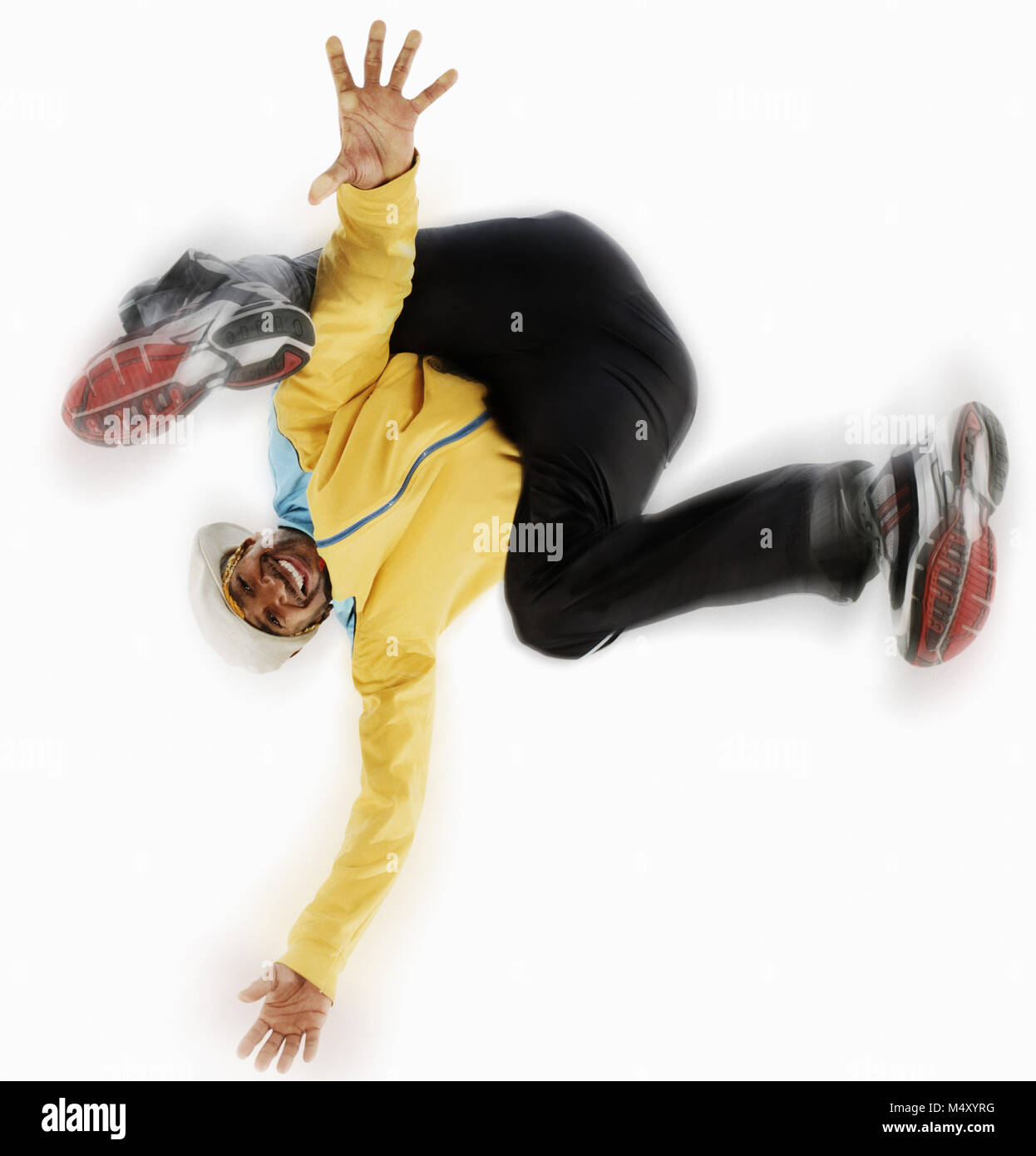 Break dancer spinning hi-res stock photography and images - Alamy