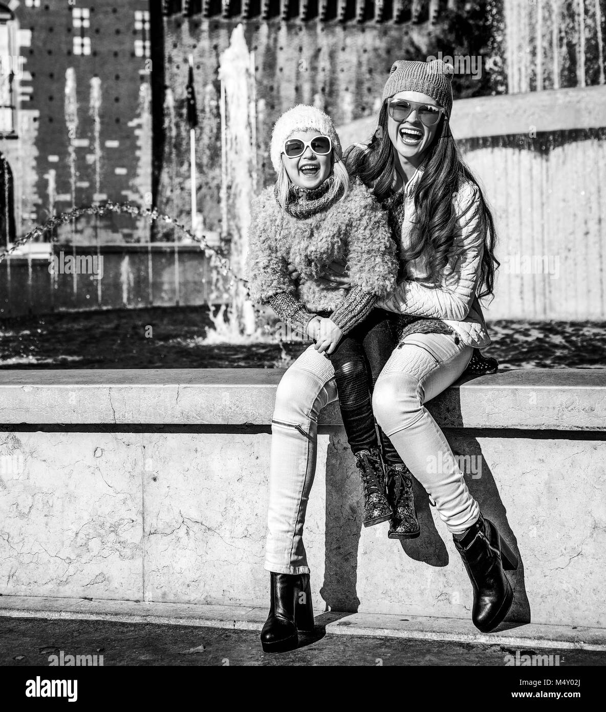 Rediscovering things everybody love in Milan. Full length portrait of ...
