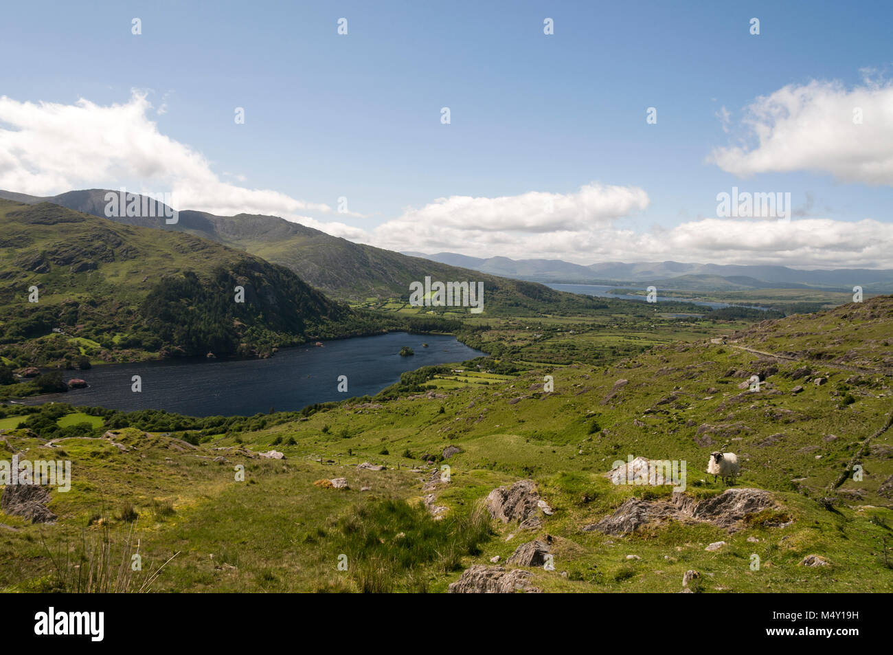 Healy Pass (R574) into the Caha Mountains on the Ring of Beara in the ...