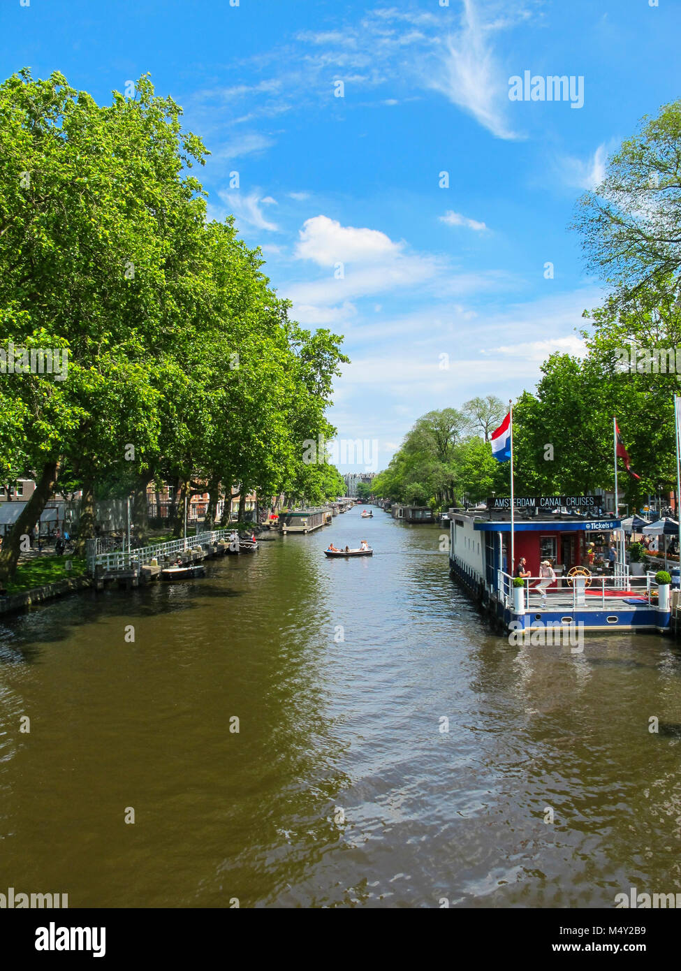 Canal scene, Amsterdam, Holland Stock Photo - Alamy