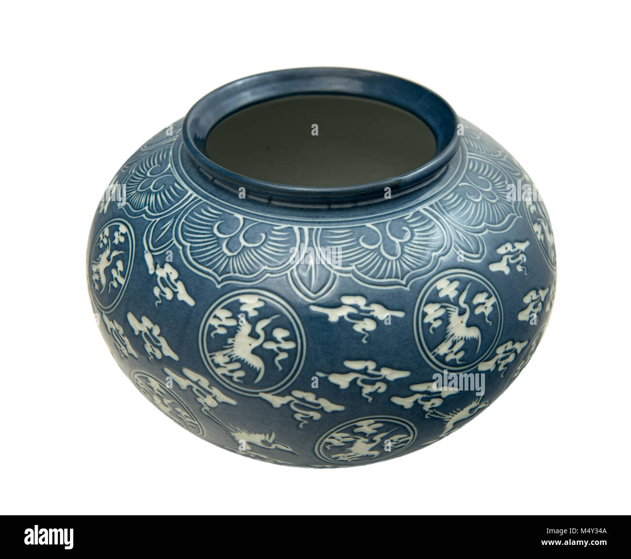 Korean old pottery porcelain on white backgrounds Stock Photo - Alamy