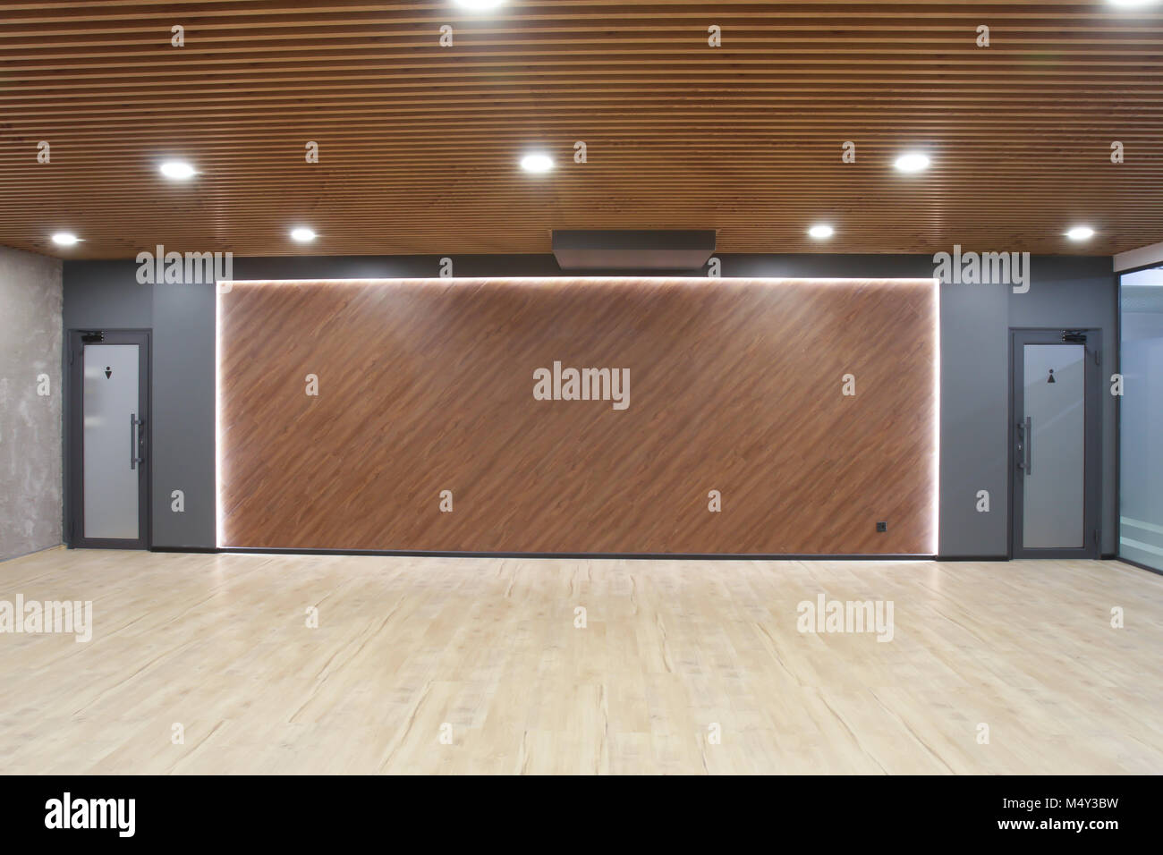 Interior of an empty room in a modern office of the business center ...