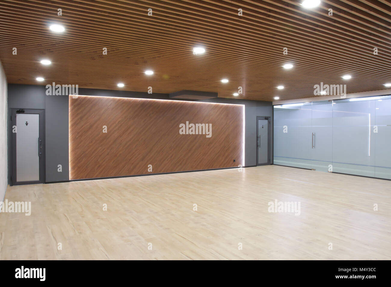 Interior of an empty room in a modern office of the business center ...