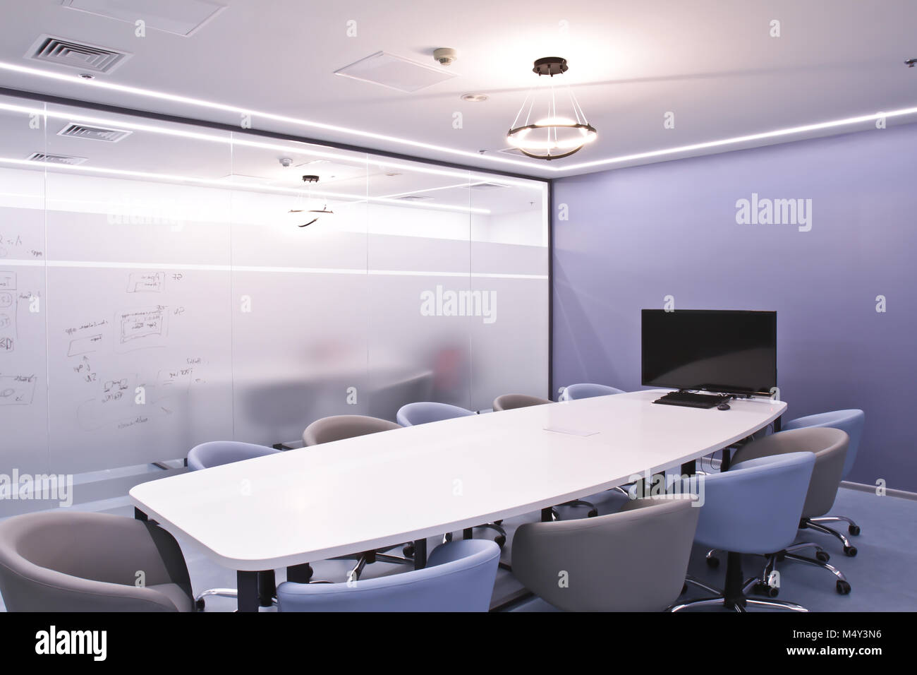 Office for meetings in the office. A large table for negotiations in ...