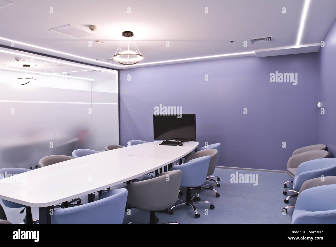 Office for meetings in the office. A large table for negotiations in ...