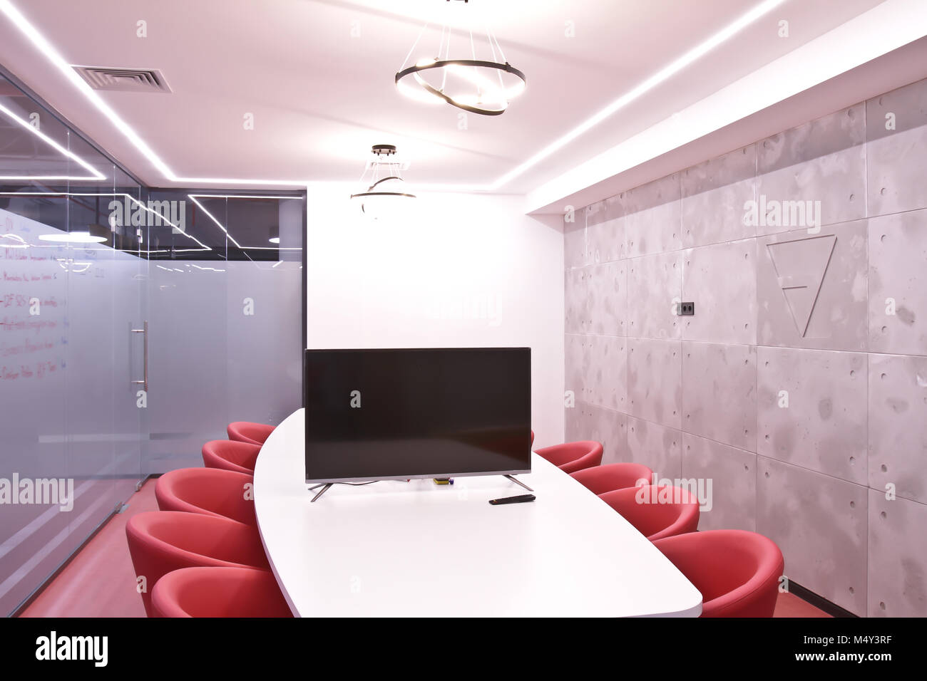 Office for meetings in the office. A large table for negotiations in ...