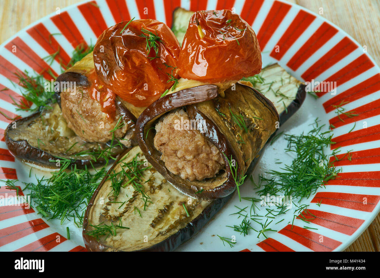 Islim or patlican kebabi Stock Photo - Alamy